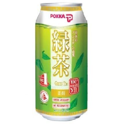 POKKA GREEN TEA CAN 300ML 24’S - ITRADE